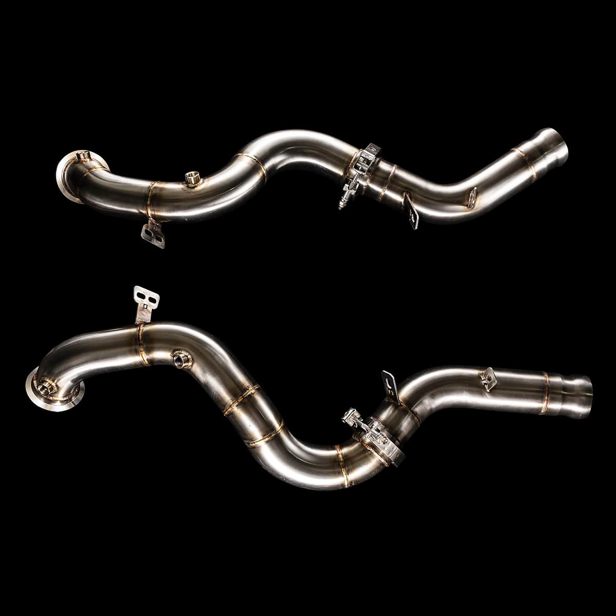 Mercedes GLC63(S) M177 (X253/C253) Catless Downpipes – BlackBoost USA