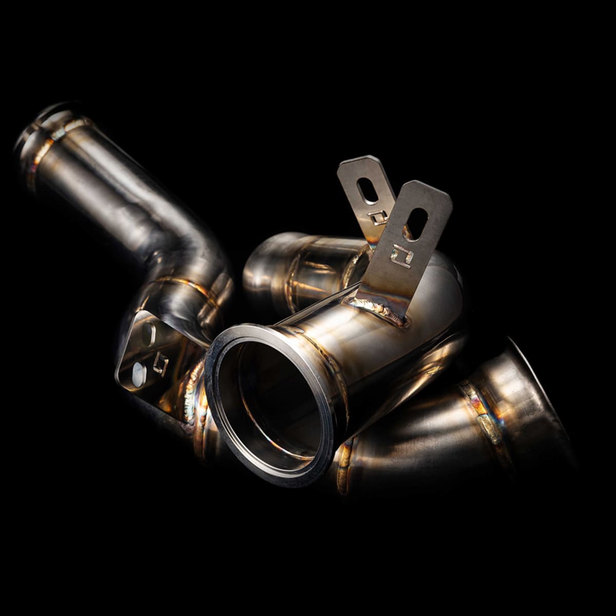 Mercedes E63(S) AMG M177 (W213/S213) Catless Downpipes – BlackBoost USA