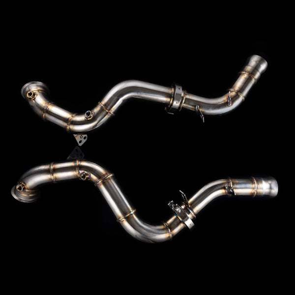 Mercedes E63(S) AMG M177 (W213/S213) Catless Downpipes – BlackBoost USA