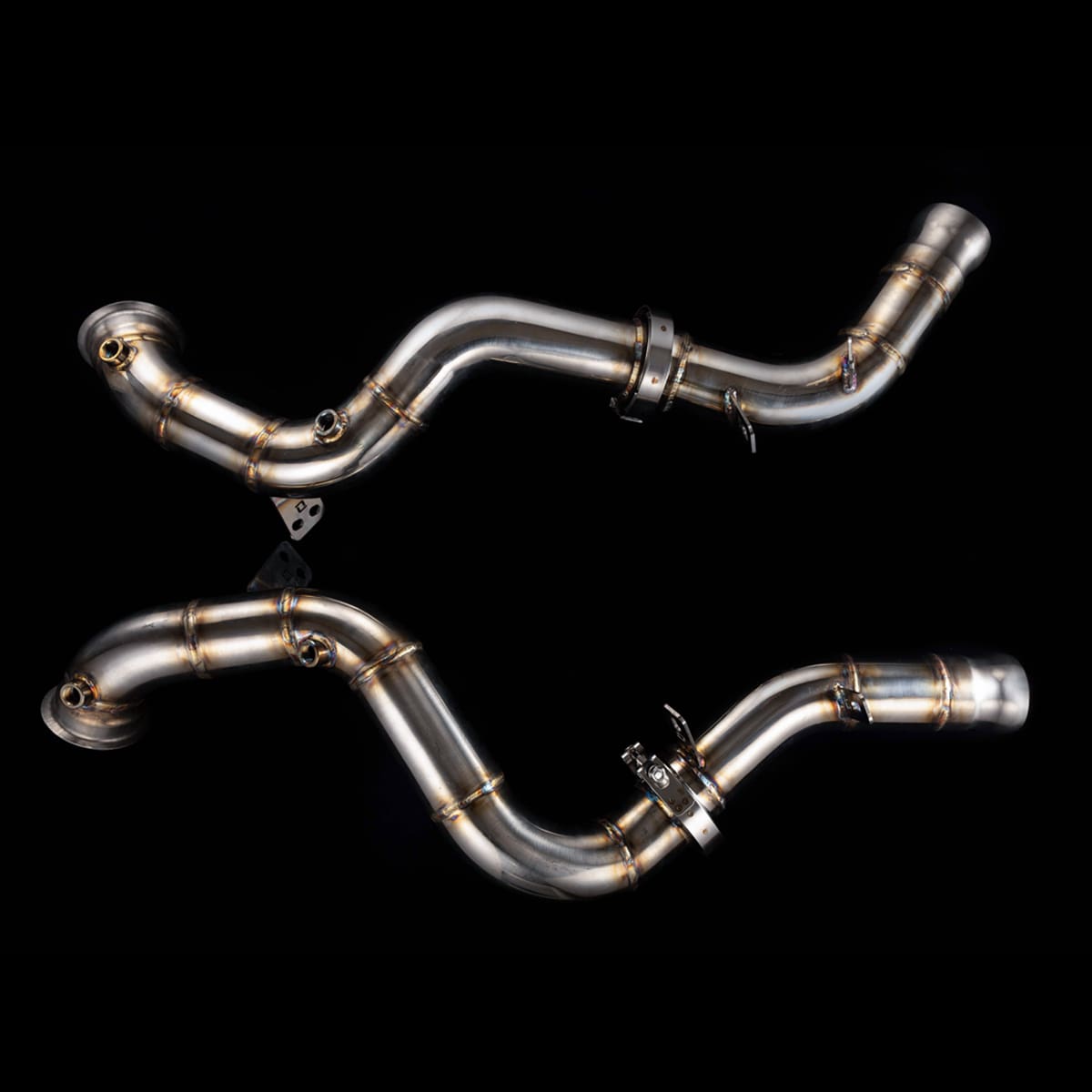 Mercedes E63(S) AMG M177 (W213/S213) Catless Downpipes – BlackBoost USA