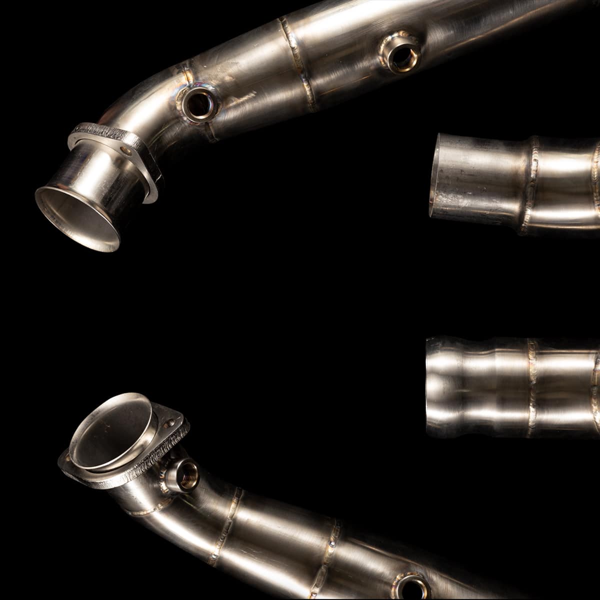 CLS63 Exhaust System with Catless Downpipes – BlackBoost USA