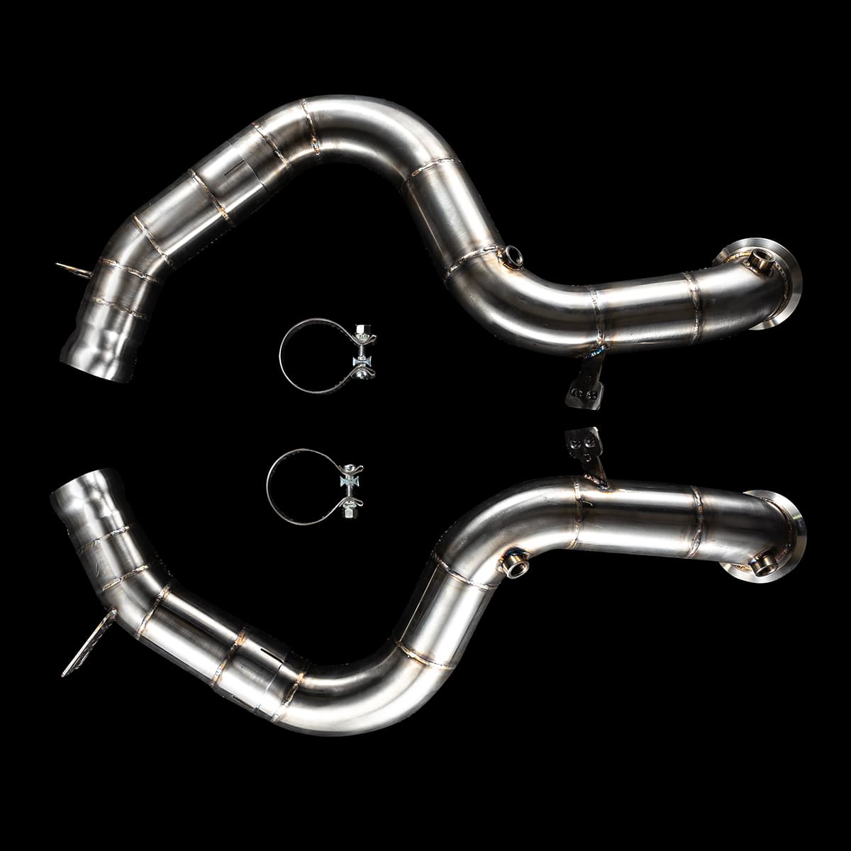 Mercedes S560 M176 (W222/A217/C217/S212) Catless Downpipes – BlackBoost USA